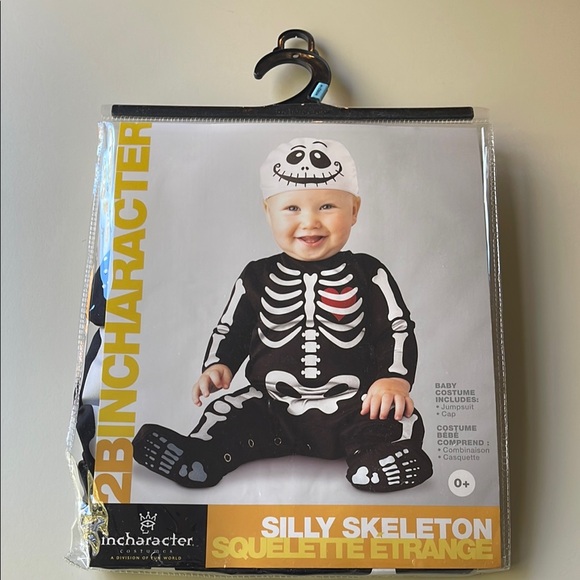 Indigo | Costumes | Incharacter Costumes Silly Skeleton Baby Costume 6 ...
